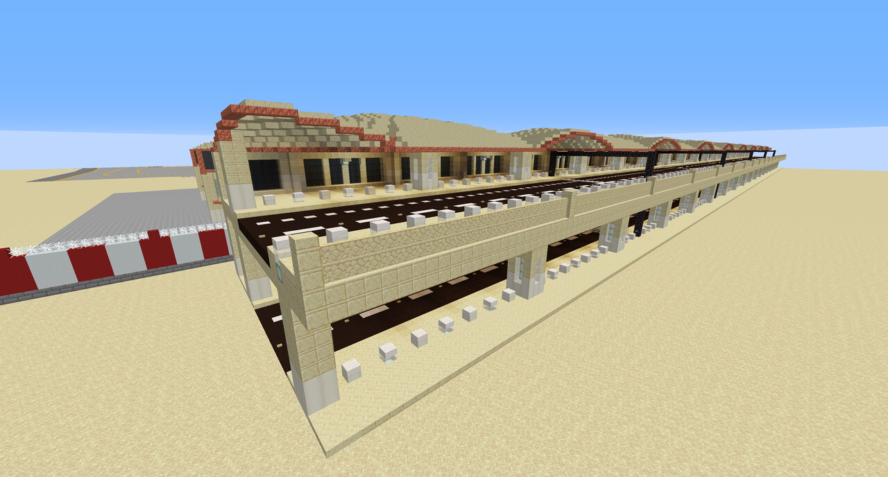 International Airport 1:1 (21w05b aka 1.17 snapshot) Minecraft Map