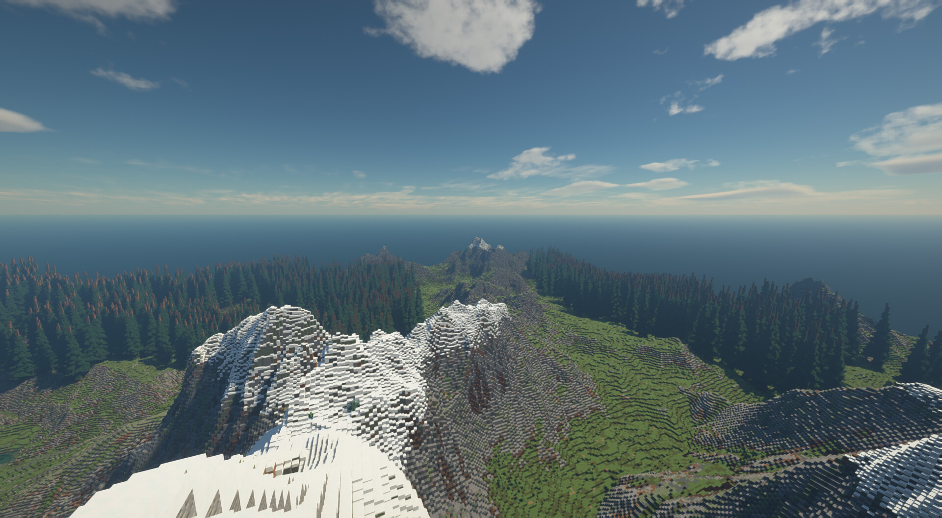 1000x1000 Custom Mountain Map Minecraft Map