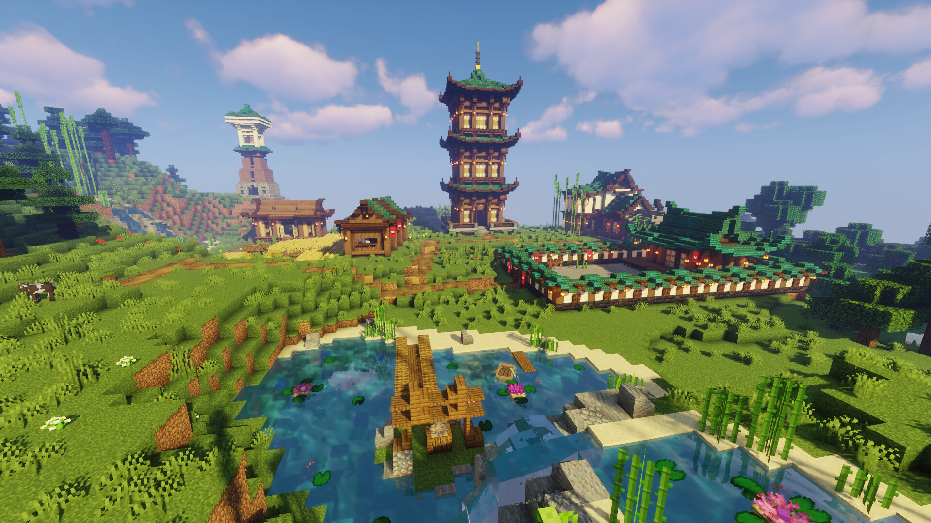 (WIP) The beginning of my Japanese world, made as a timelapse on my ...