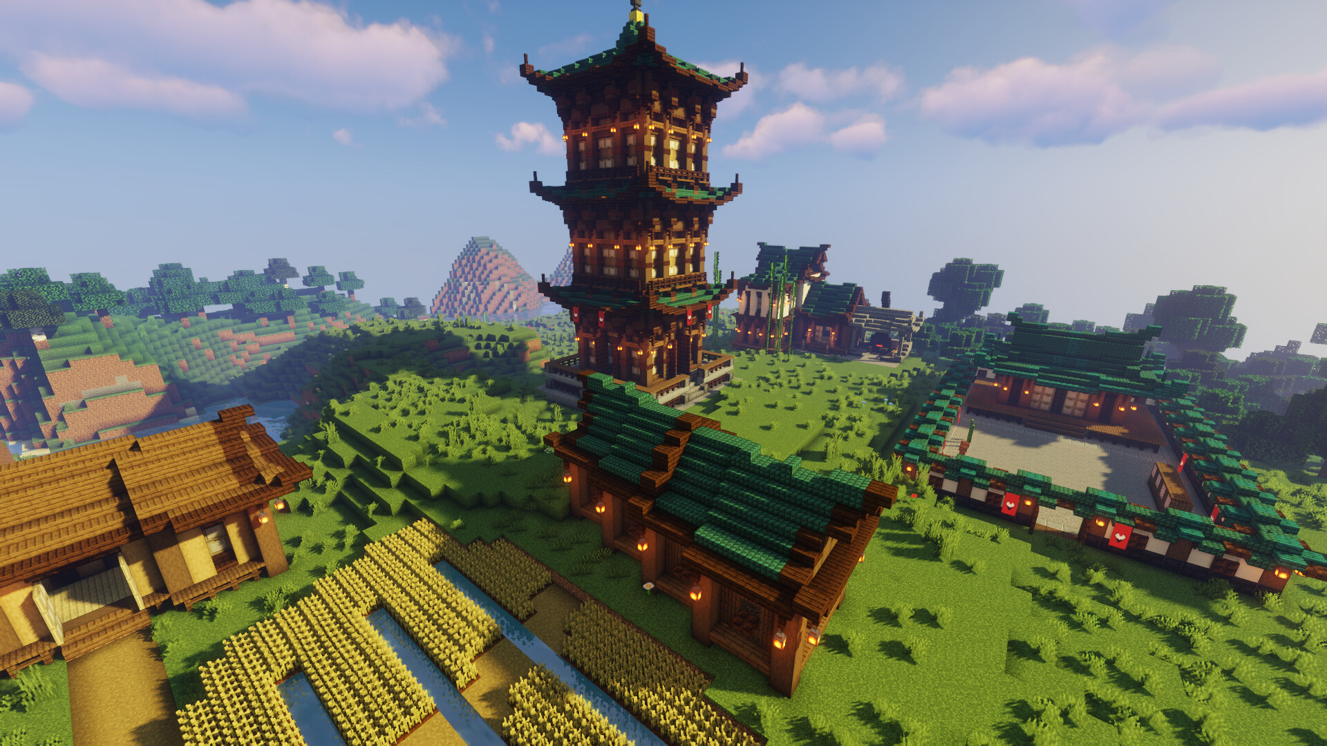 (WIP) The beginning of my Japanese world, made as a timelapse on my ...
