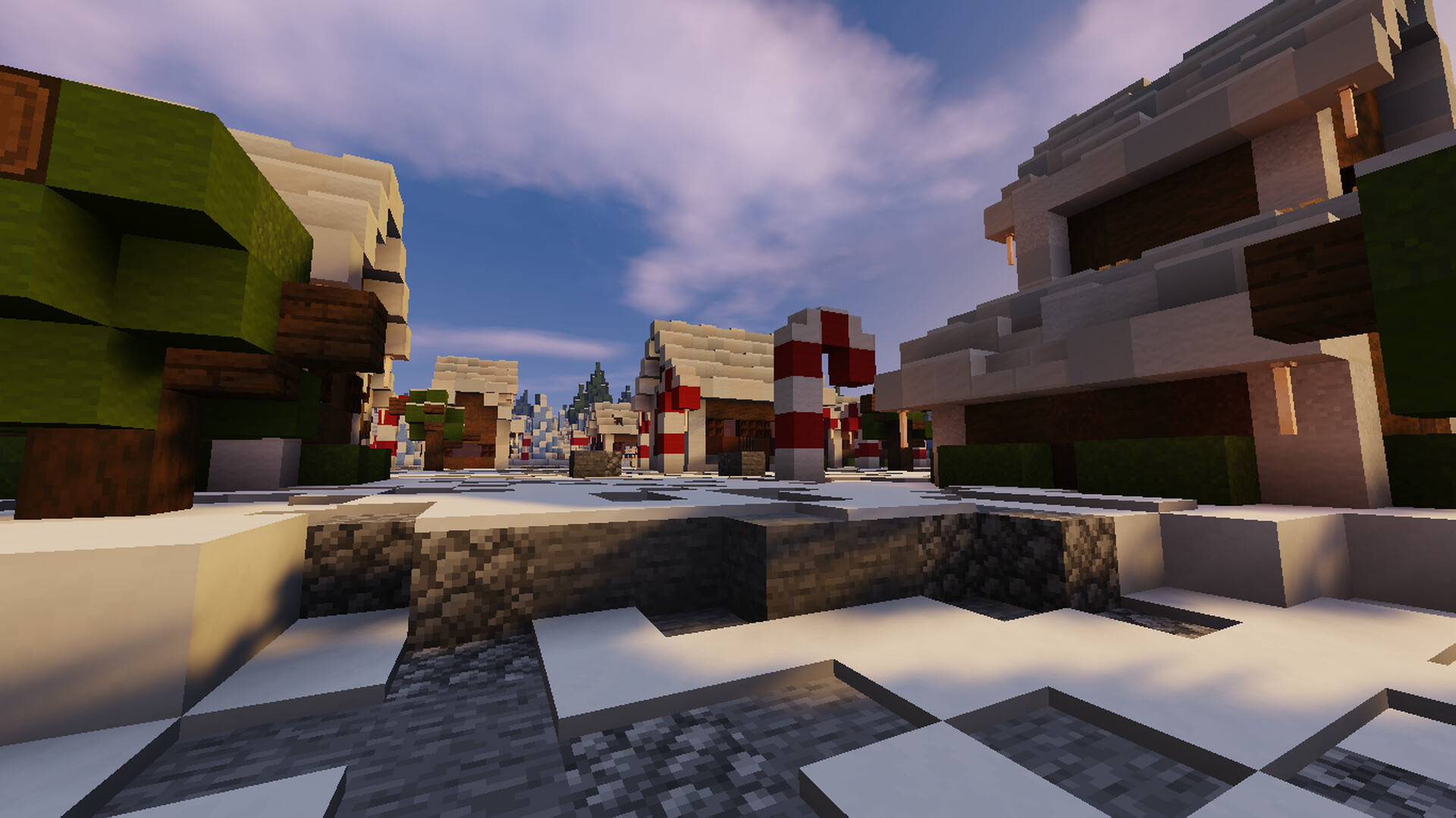 Glacier's Orb Transformation, Winter's Globe Minecraft Map