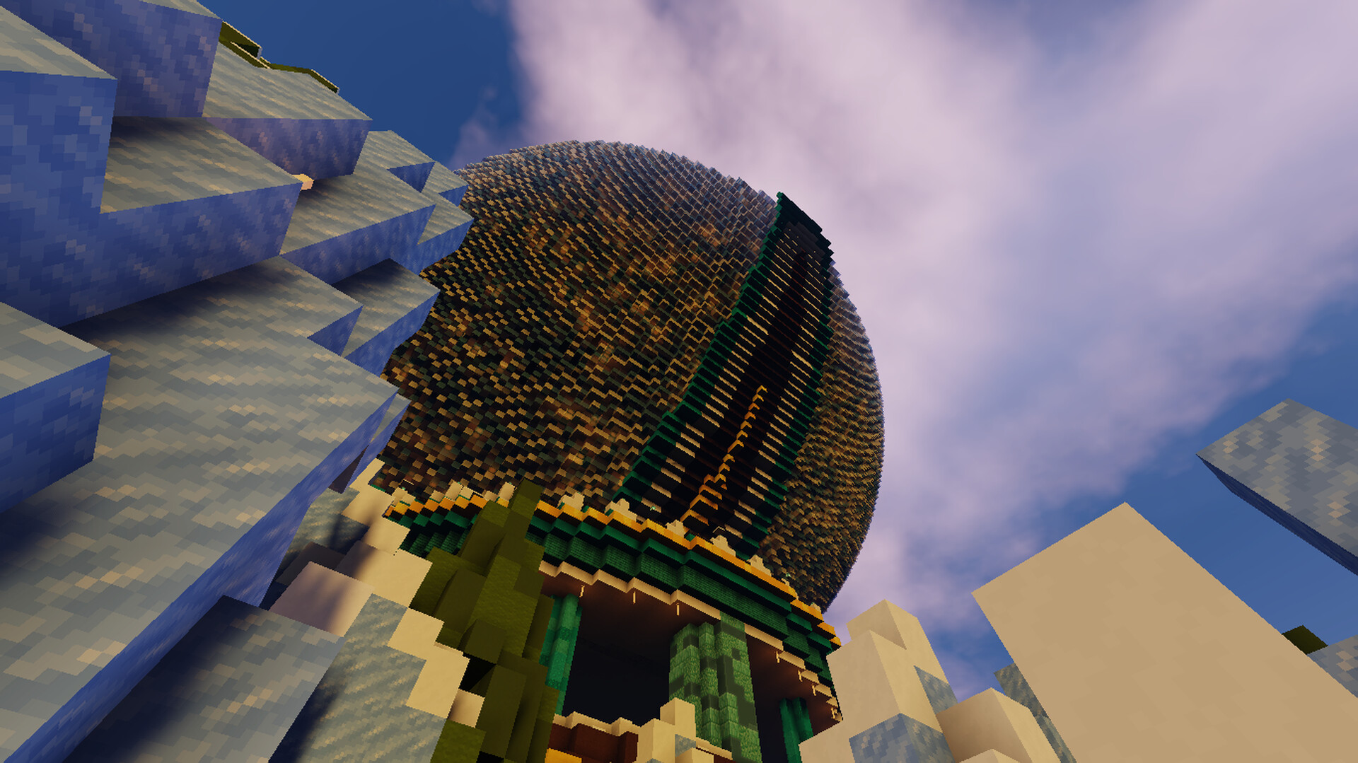 Glacier's Orb Transformation, Winter's Globe Minecraft Map