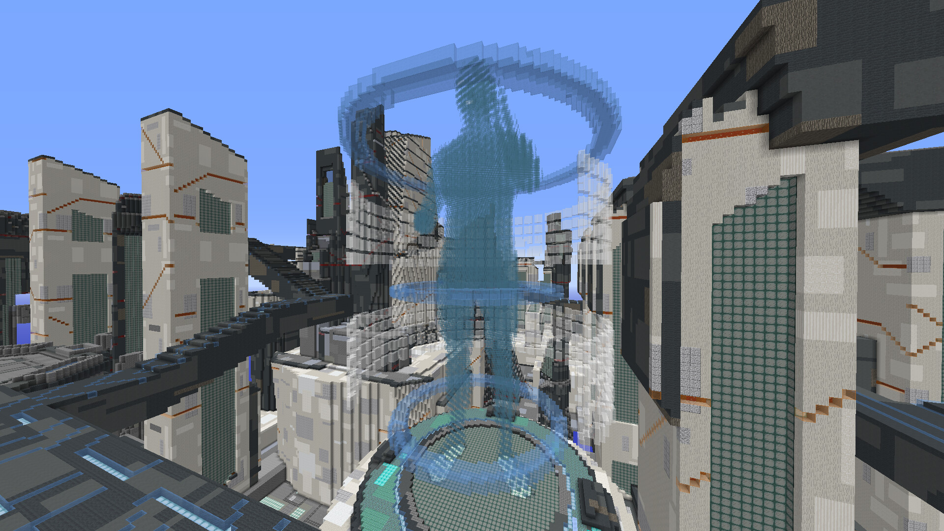 Futuristic City Spawn Minecraft Map