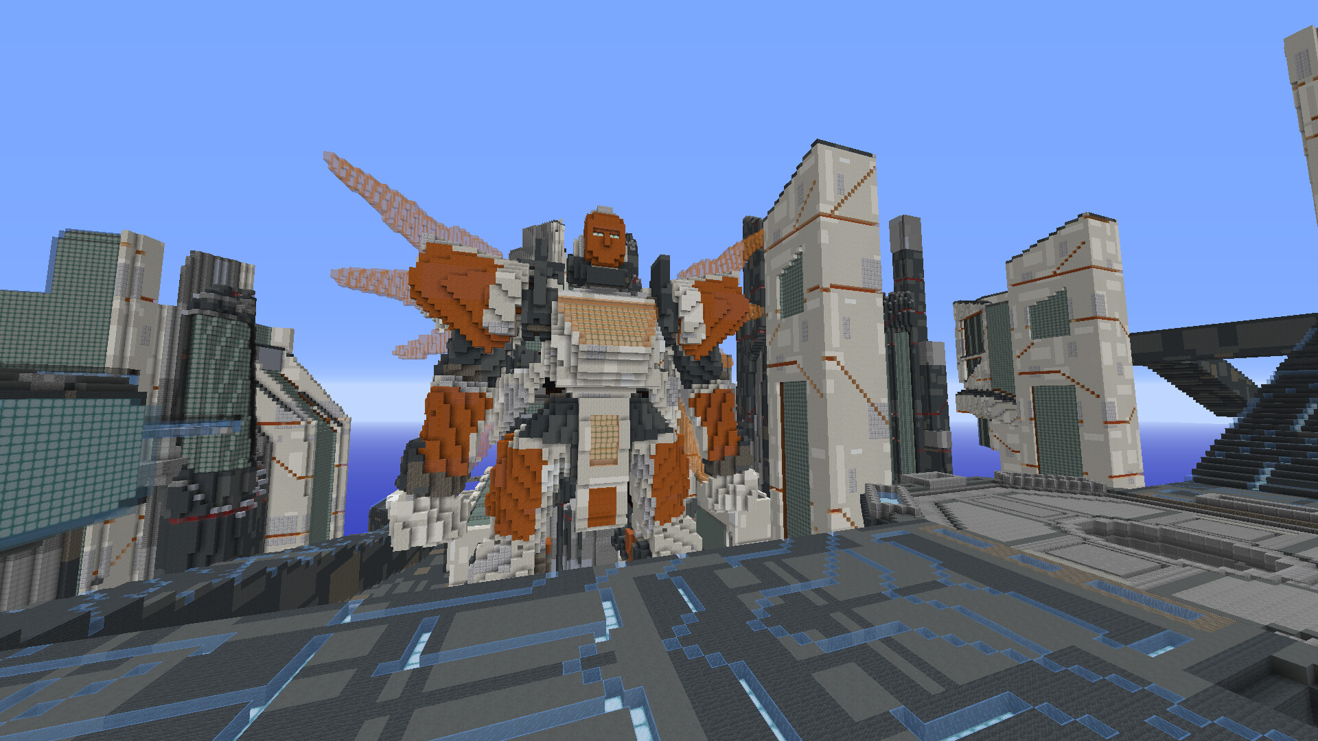 Futuristic City Spawn Minecraft Map