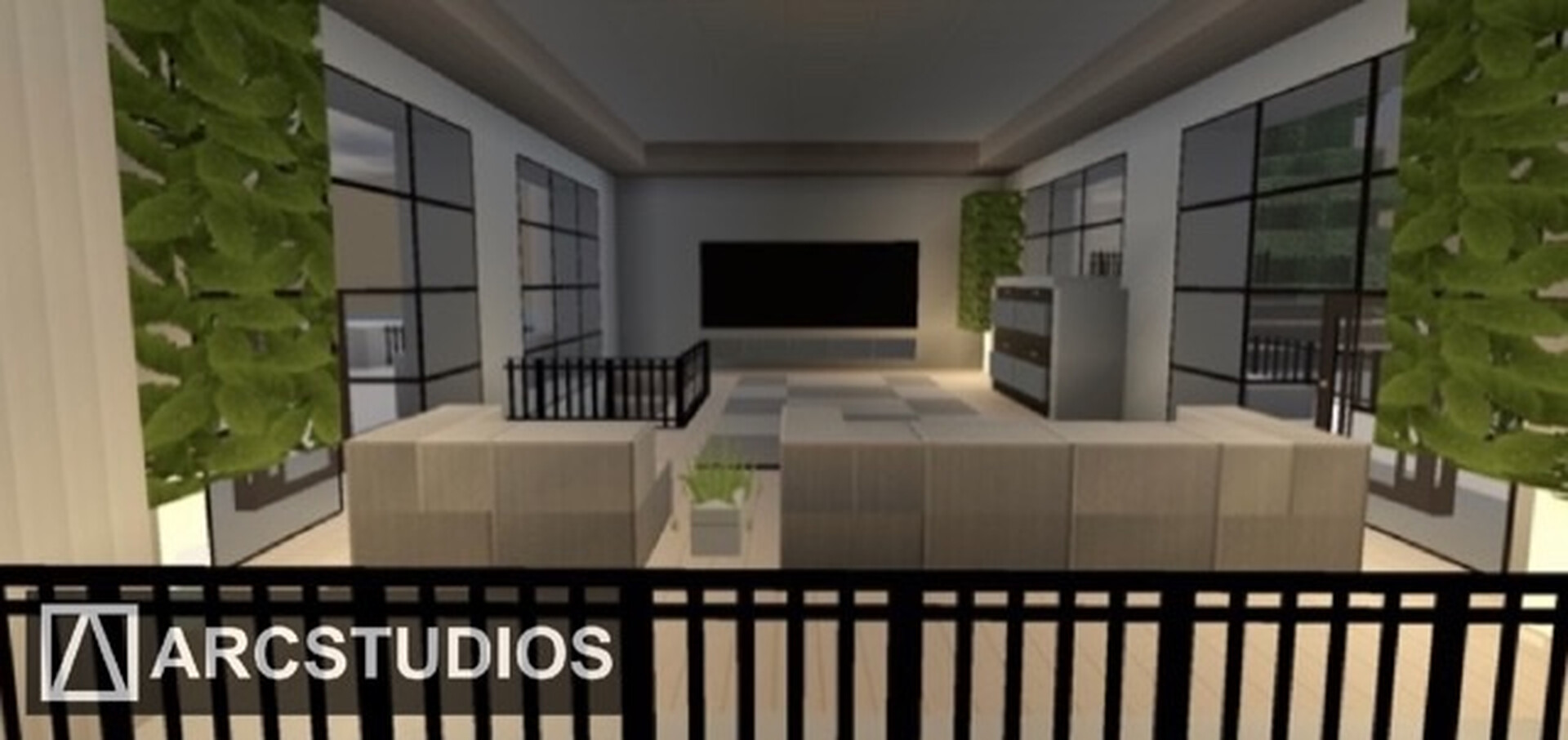 Modern Mansion 5 - Quartz House Minecraft Map