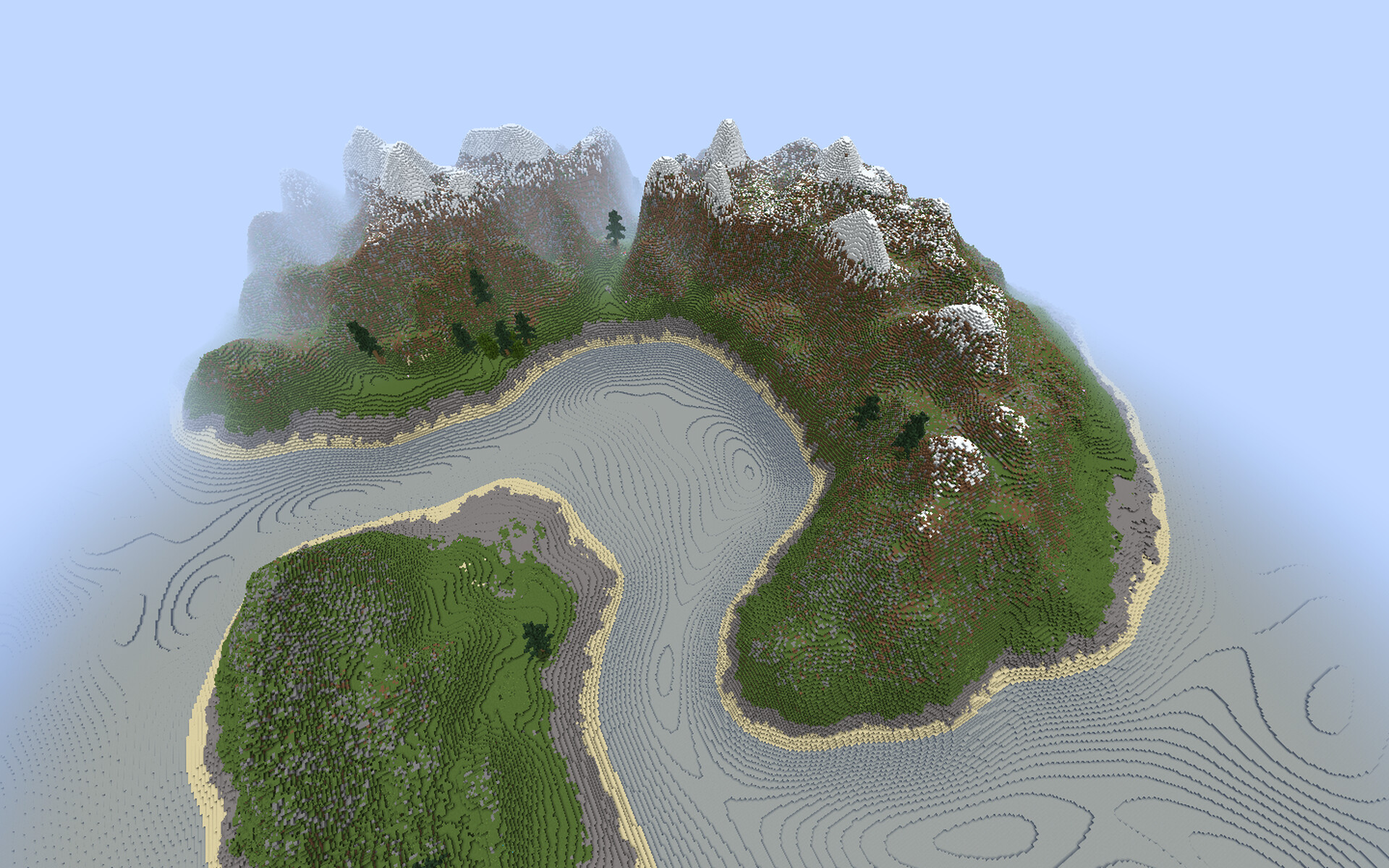 Custom Survival Island 1.0 Minecraft Map