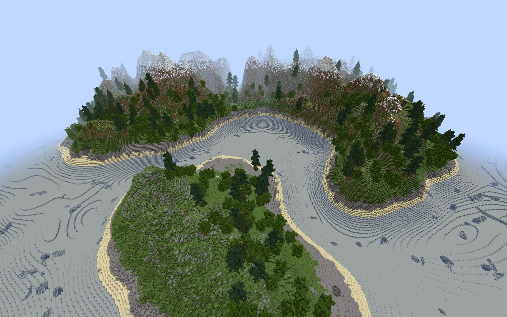 Custom Survival Island 1.0 Minecraft Map
