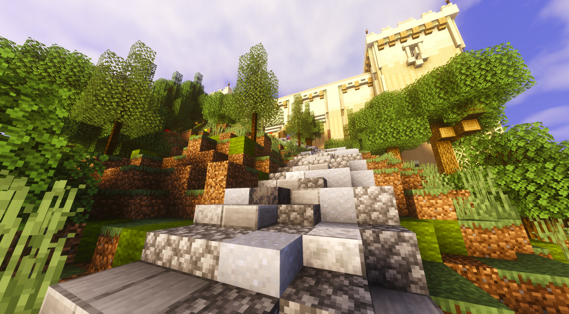 Island Castle | Mega Base Minecraft Map