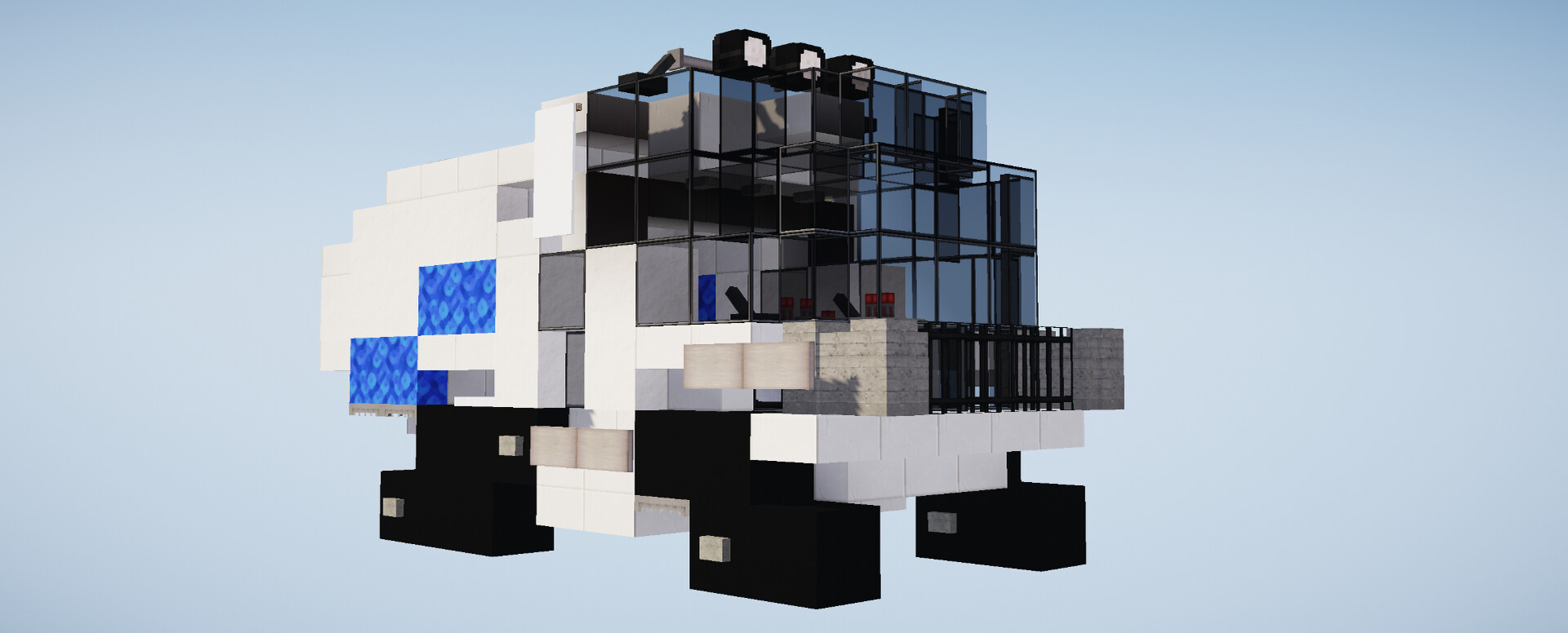 Blue side - Vehicles / Hedgehog Resreach car Minecraft Map