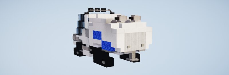 Blue side - Vehicles / Hedgehog Resreach car Minecraft Map