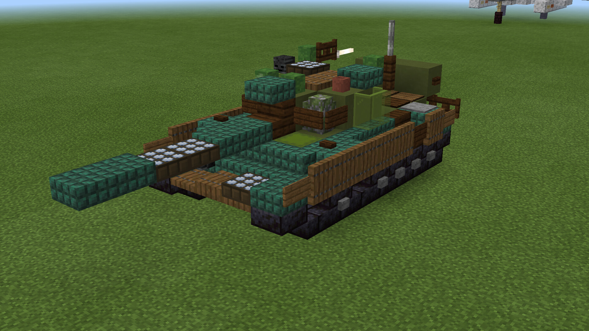 1.5:1 scale T-55AM Minecraft Map
