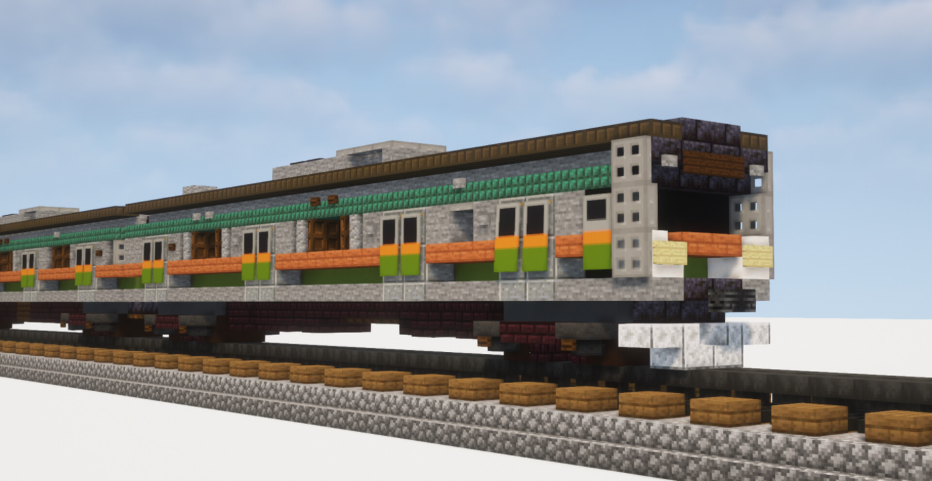 1.5:1 Scale E233-3000 Commuter Train Minecraft Map