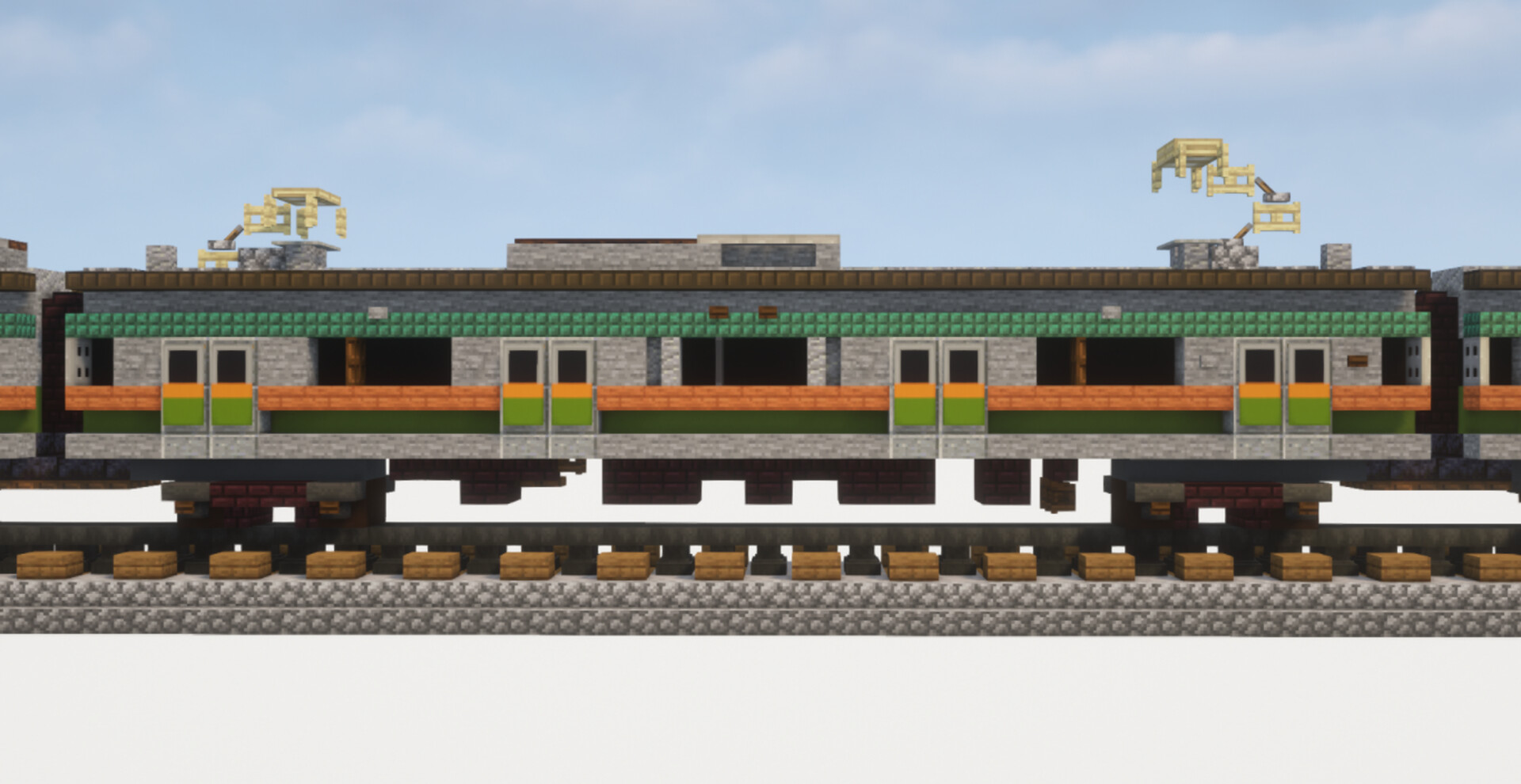 1.5:1 Scale E233-3000 Commuter Train Minecraft Map