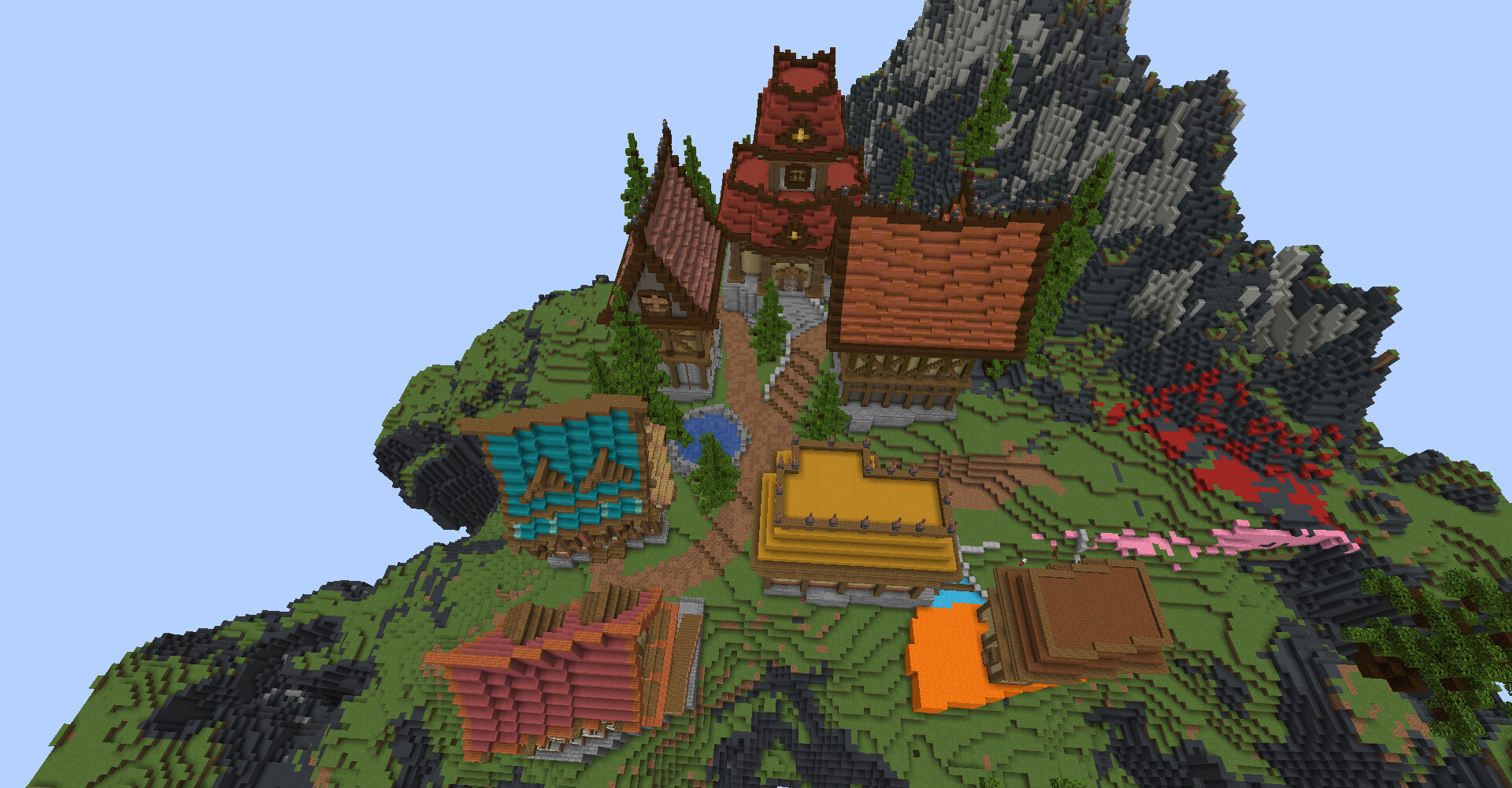 Working on new commission Minecraft Map