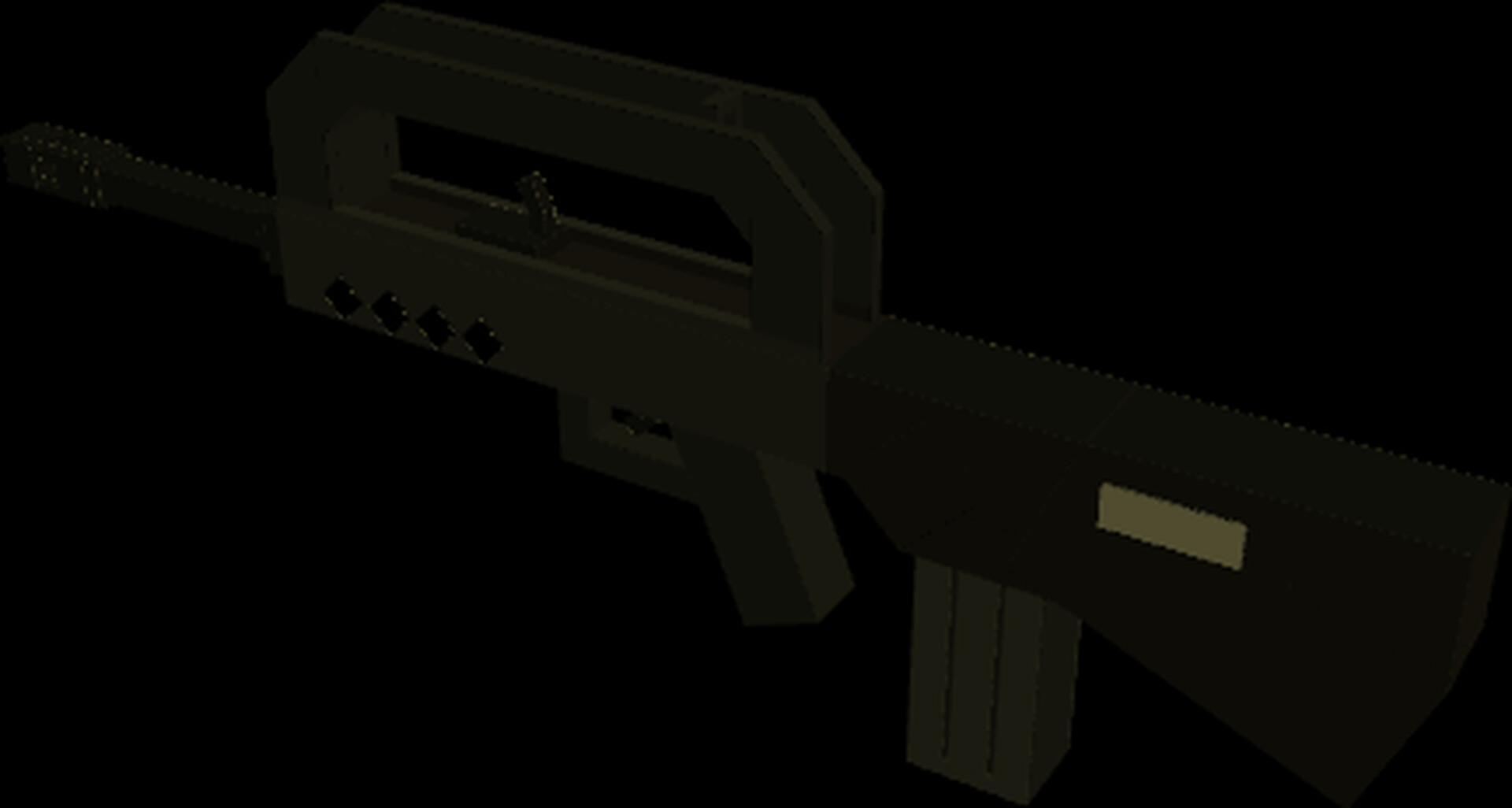 Proyecto Shoother con texturas 3D de Minecraft Minecraft Map