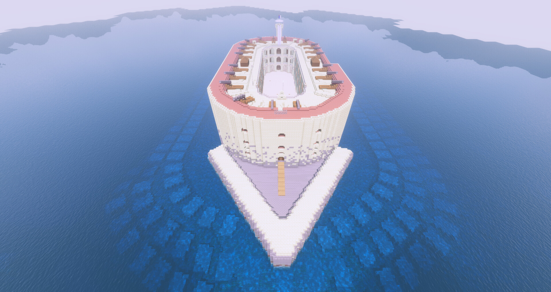 Historically accurate Fort Boyard Minecraft Map