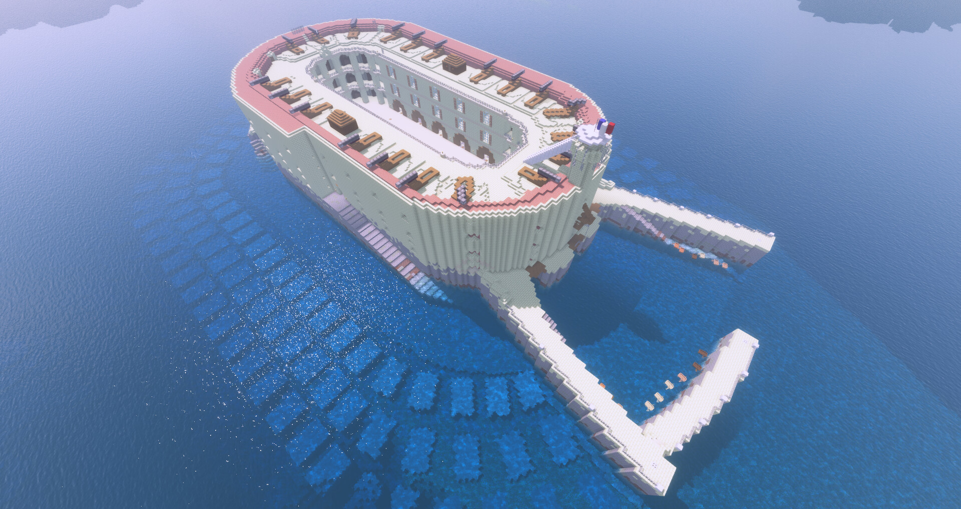 Historically accurate Fort Boyard Minecraft Map