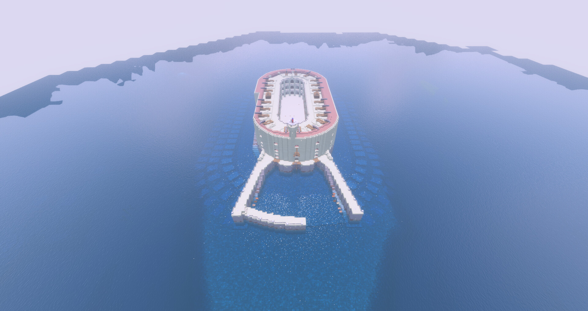 Historically accurate Fort Boyard Minecraft Map