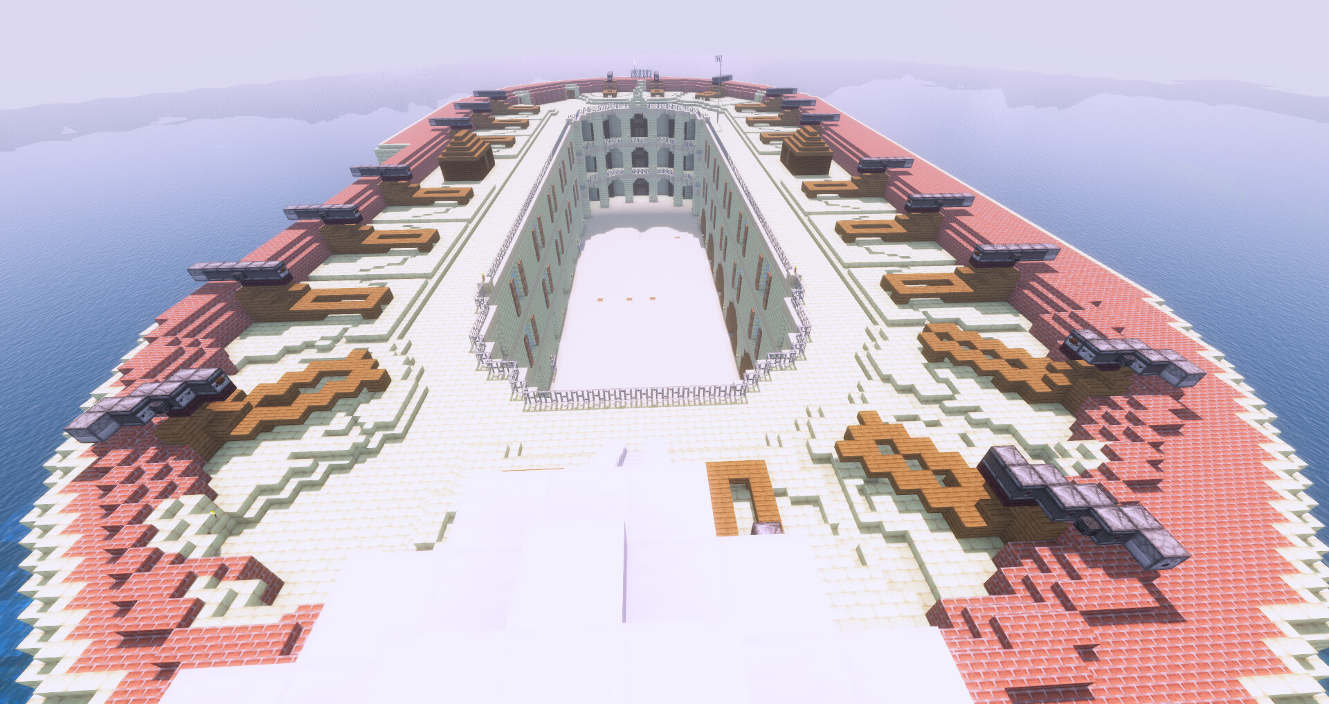 Historically accurate Fort Boyard Minecraft Map