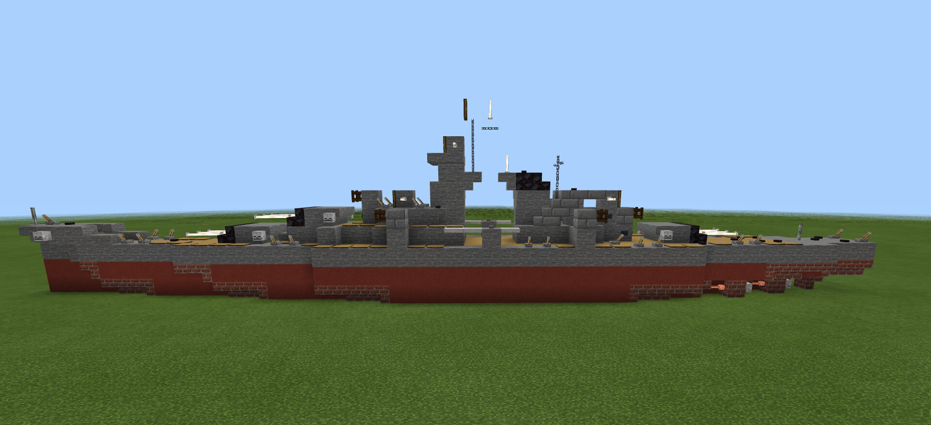 uss guam cb-2 (1.5 scale) (my design) Minecraft Map