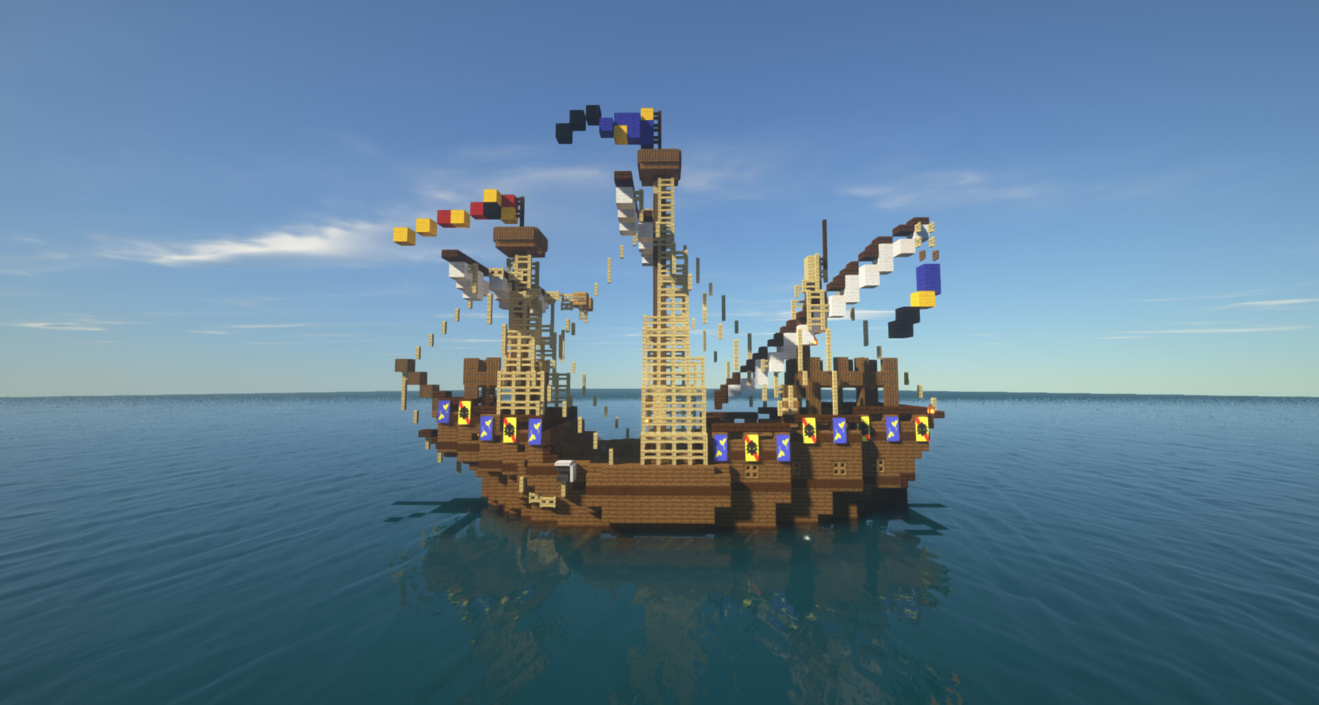 Medieval Ship large Hulk "Torkerath" Minecraft Map