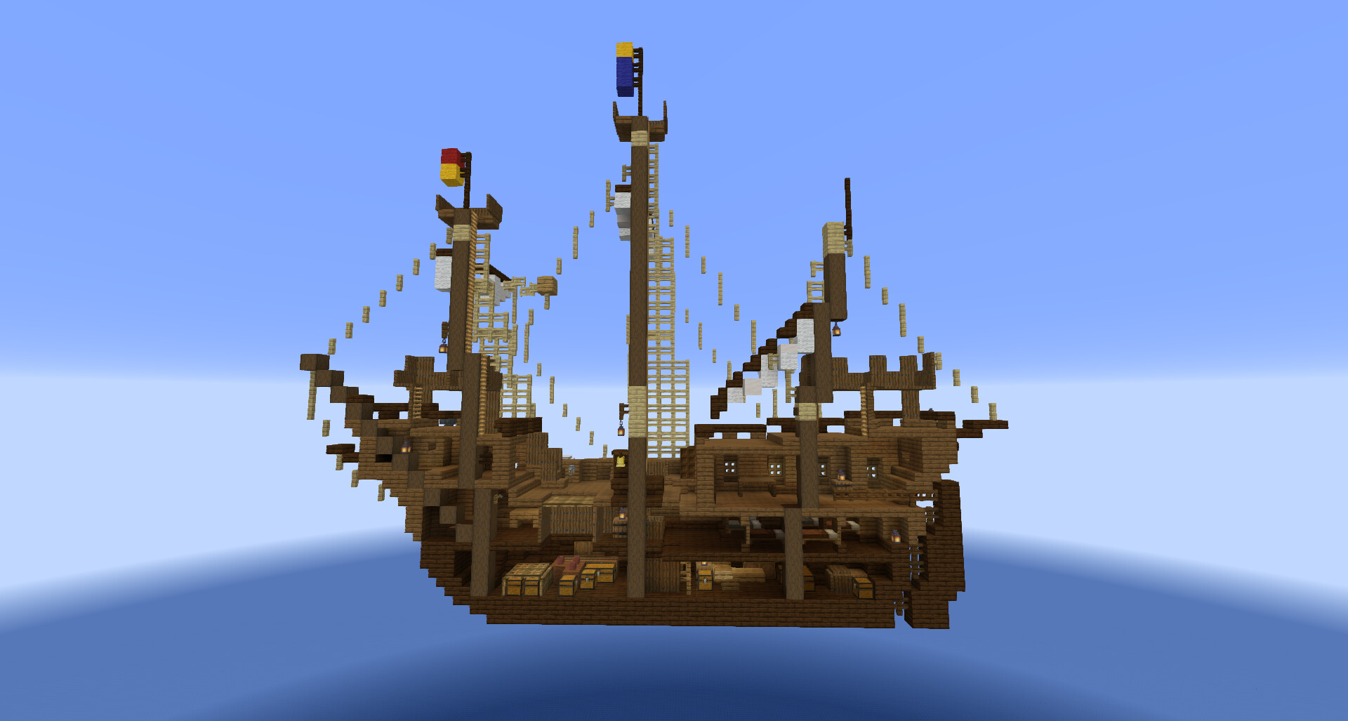 Medieval Ship large Hulk "Torkerath" Minecraft Map