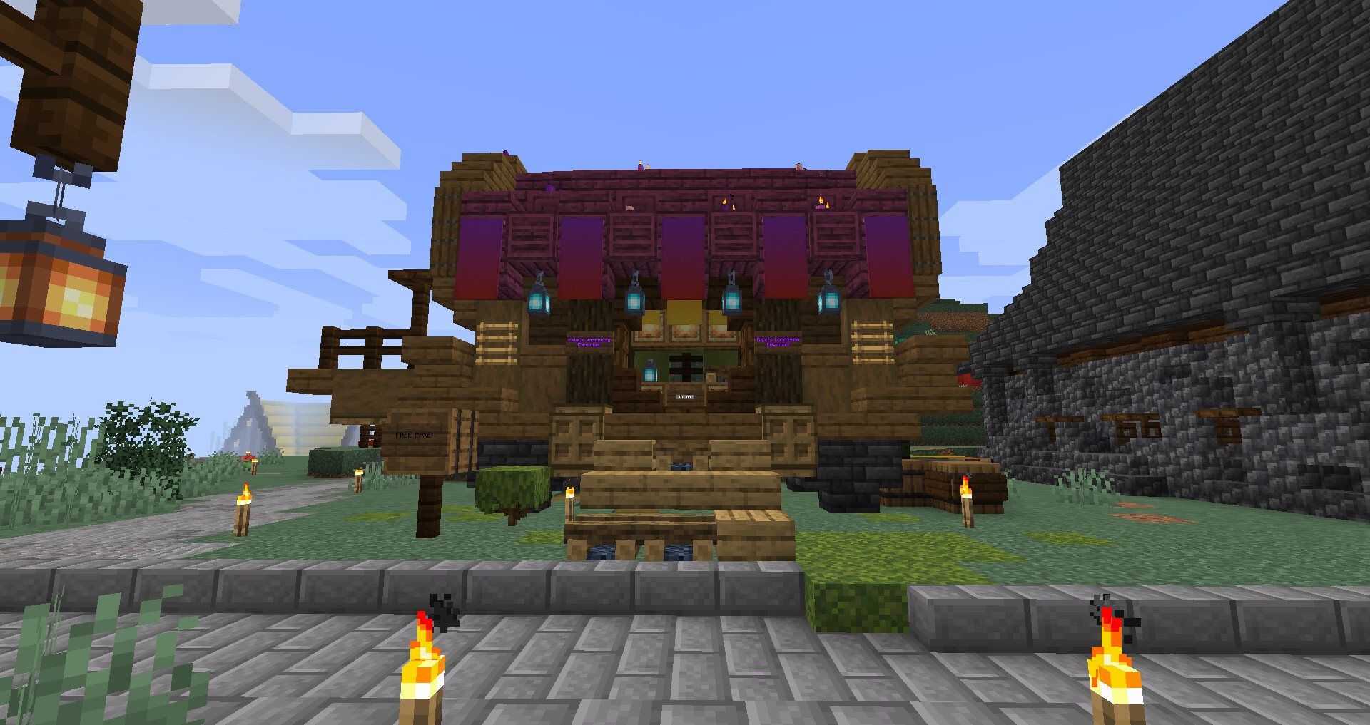 Large Gypsy Wagon Minecraft Map