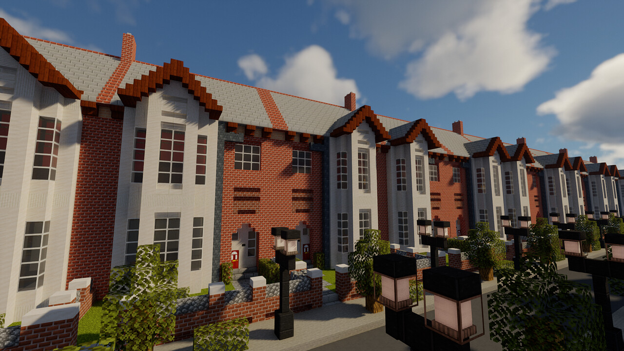 Edwardian Style British Street Minecraft Map