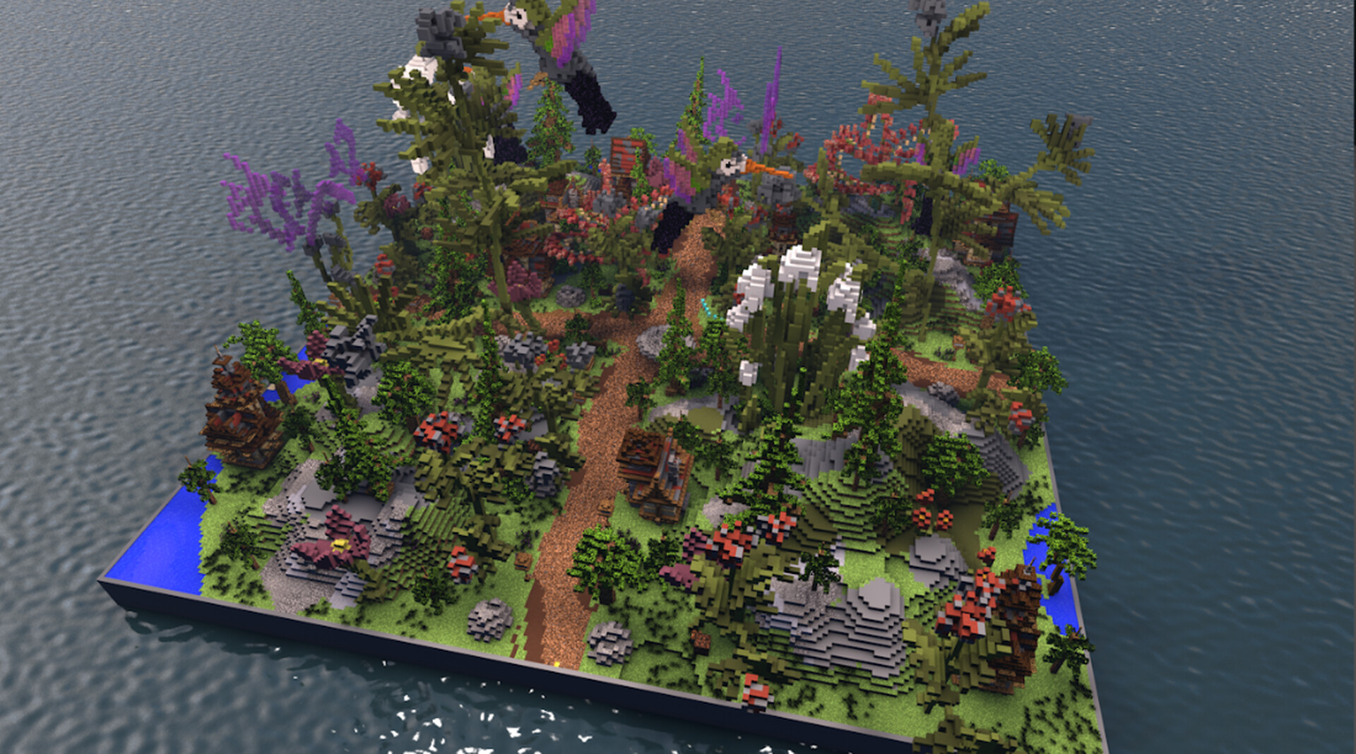 MAGICAL FOREST HCF SPAWN Minecraft Map