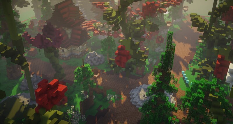 MAGICAL FOREST HCF SPAWN Minecraft Map