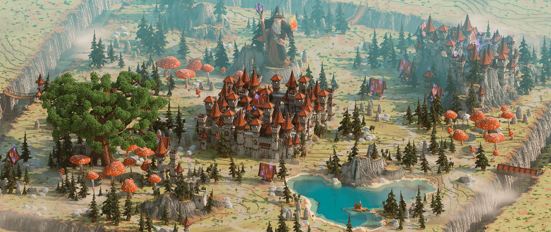 Medieval Faction Spawn + Warzone by Medozark Minecraft Map