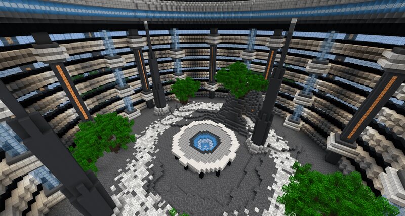 COMMISSION | Sci-Fi PVP Arena Minecraft Map