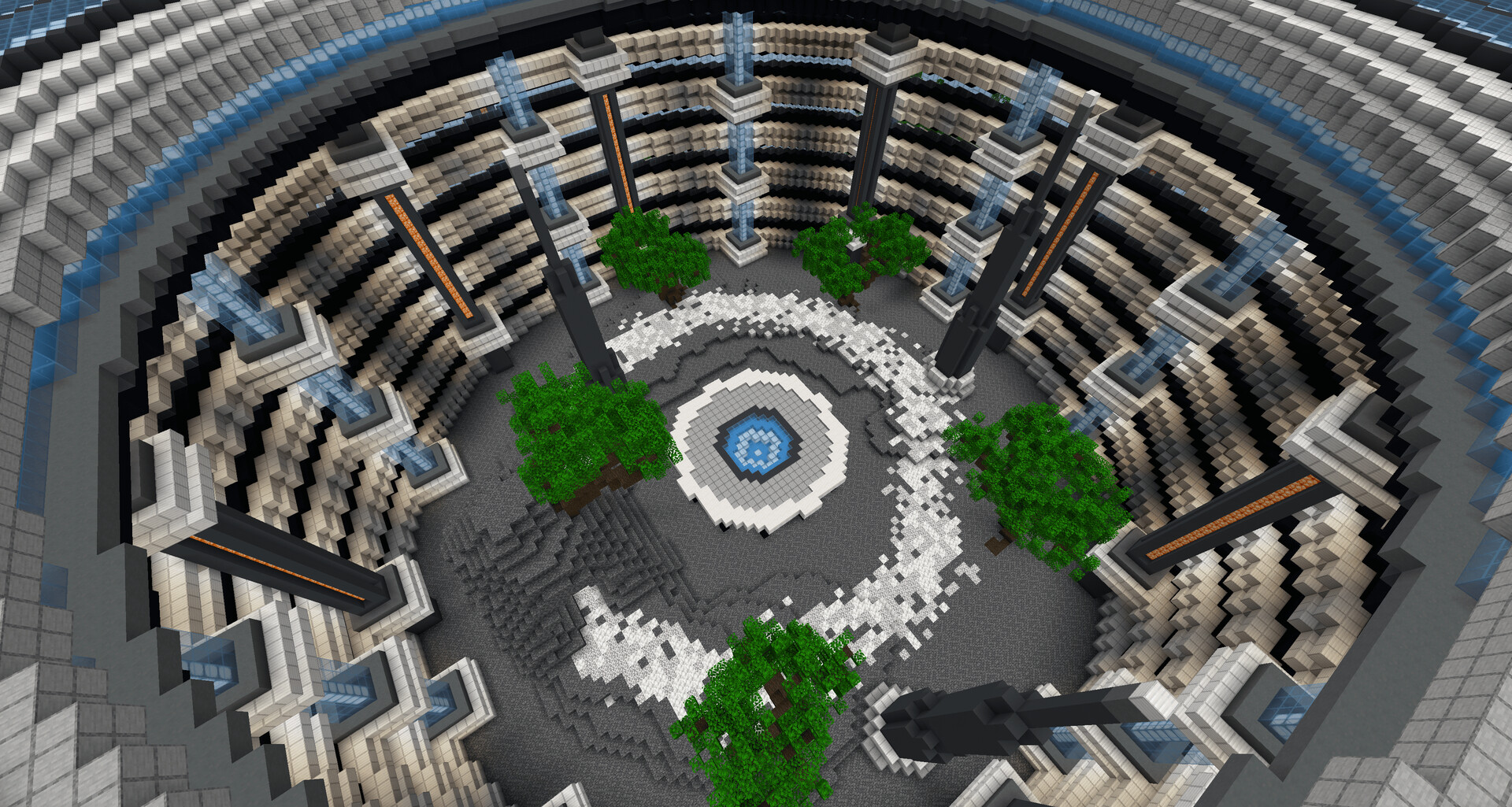 COMMISSION | Sci-Fi PVP Arena Minecraft Map