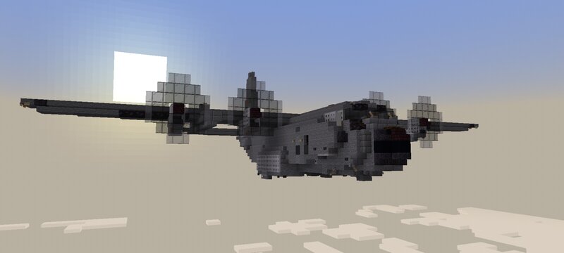 Lockheed Martin C130H Minecraft Map