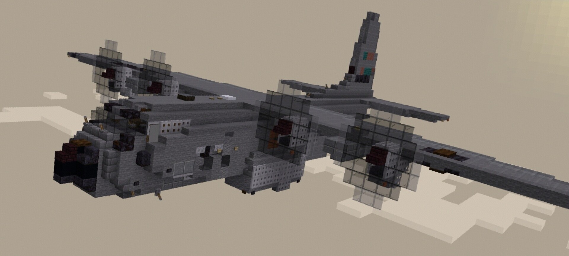 Lockheed Martin C130H Minecraft Map