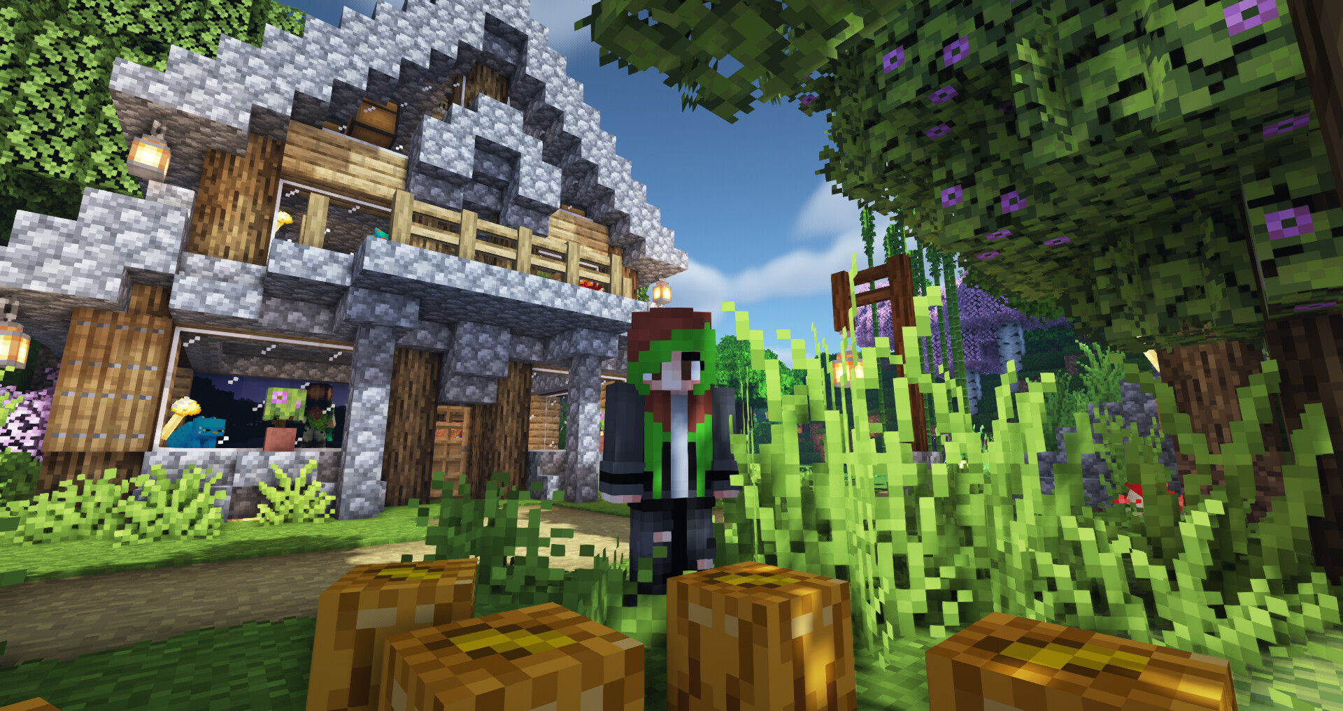 Starter House in a Tree Minecraft Map