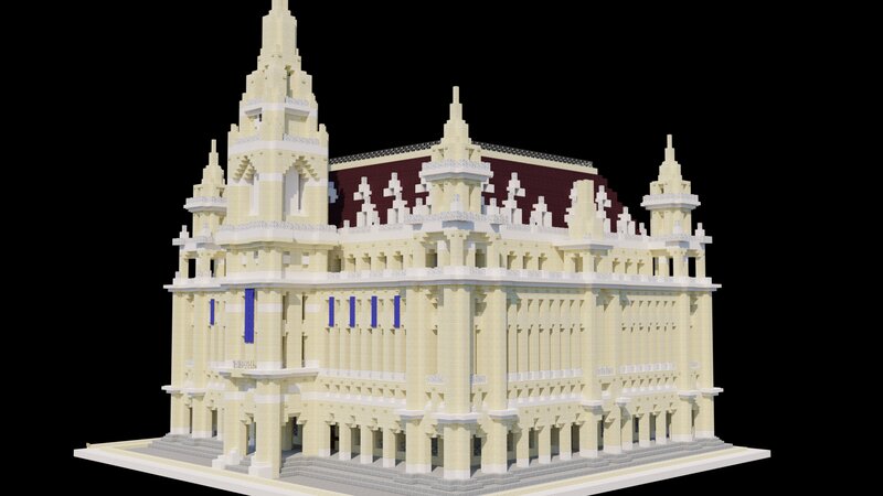 Neo-gothic Town Hall Minecraft Map