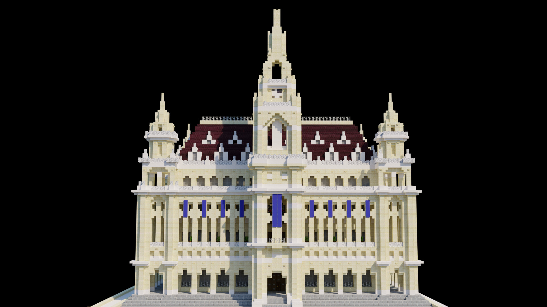 Neo-gothic Town Hall Minecraft Map