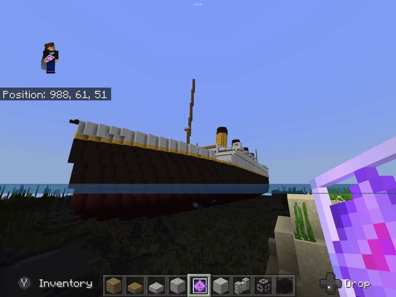 1:1 scale R.M.S Titanic in Minecraft (BEDROCK) Minecraft Map