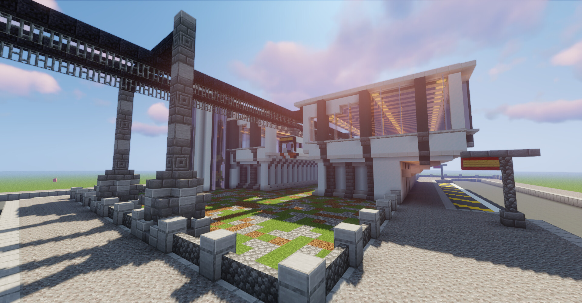 Modern Monorail Station Minecraft Map