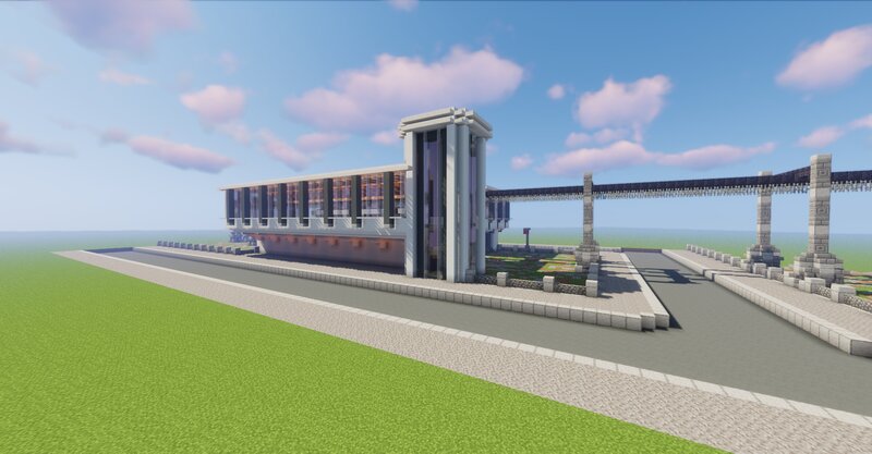 Modern Monorail Station Minecraft Map