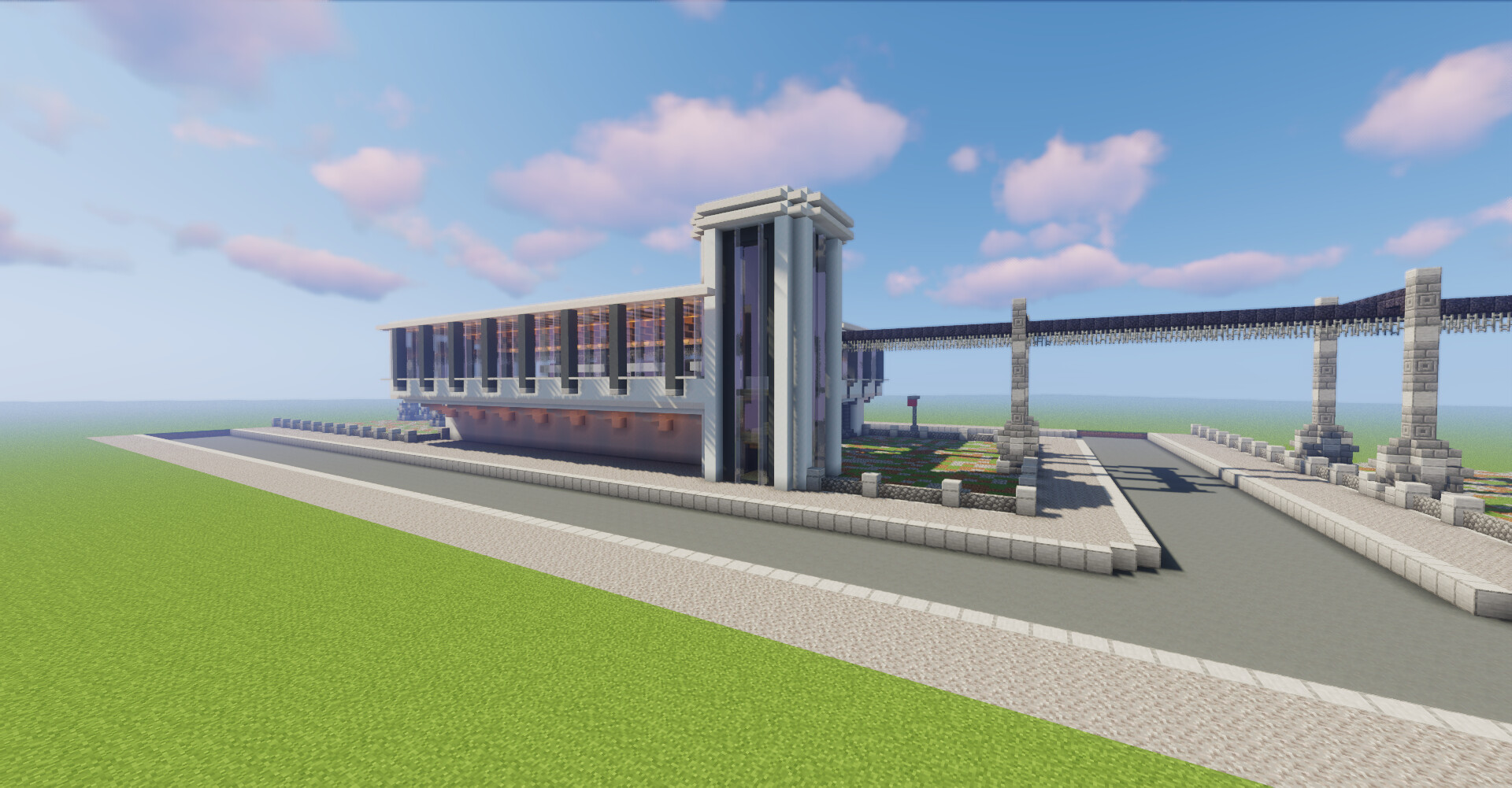 Modern Monorail Station Minecraft Map