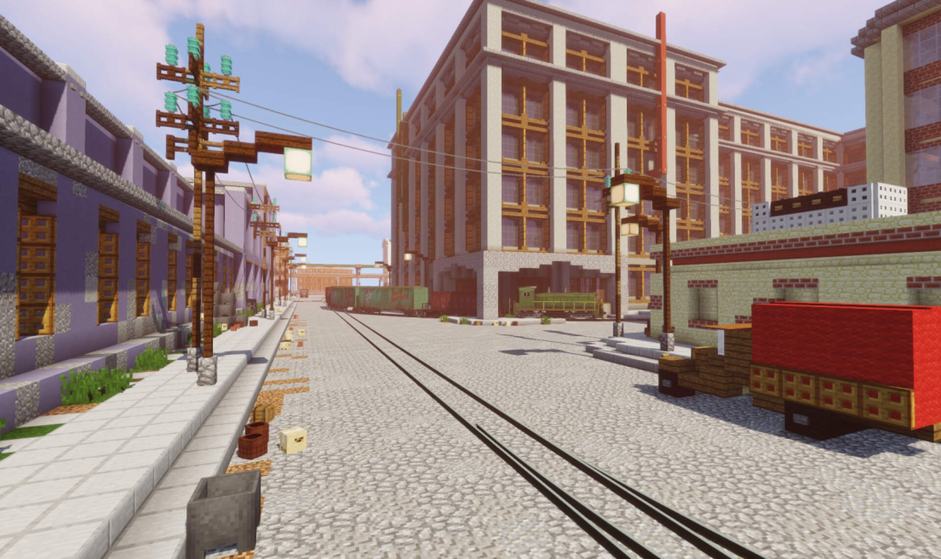 IR - Urban American Railroad - New update April 2021. Minecraft Map