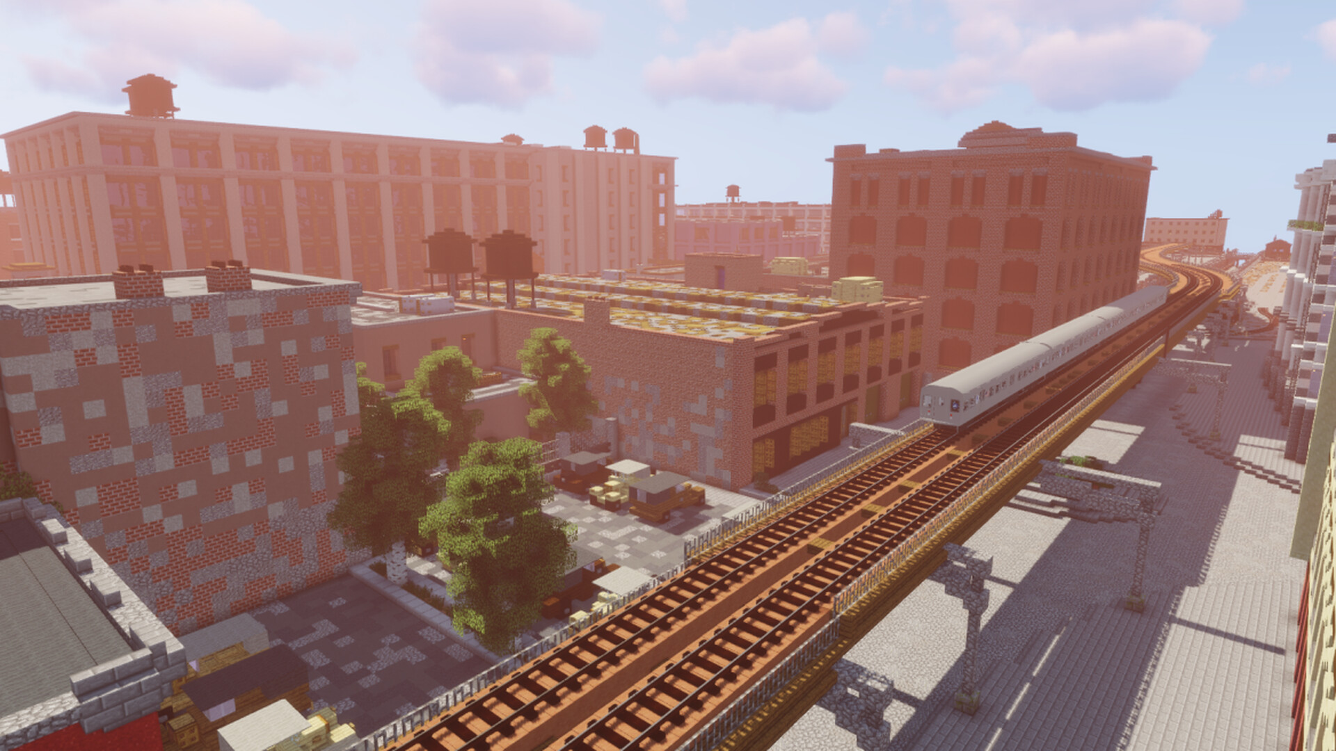 IR - Urban American Railroad - New update April 2021. Minecraft Map