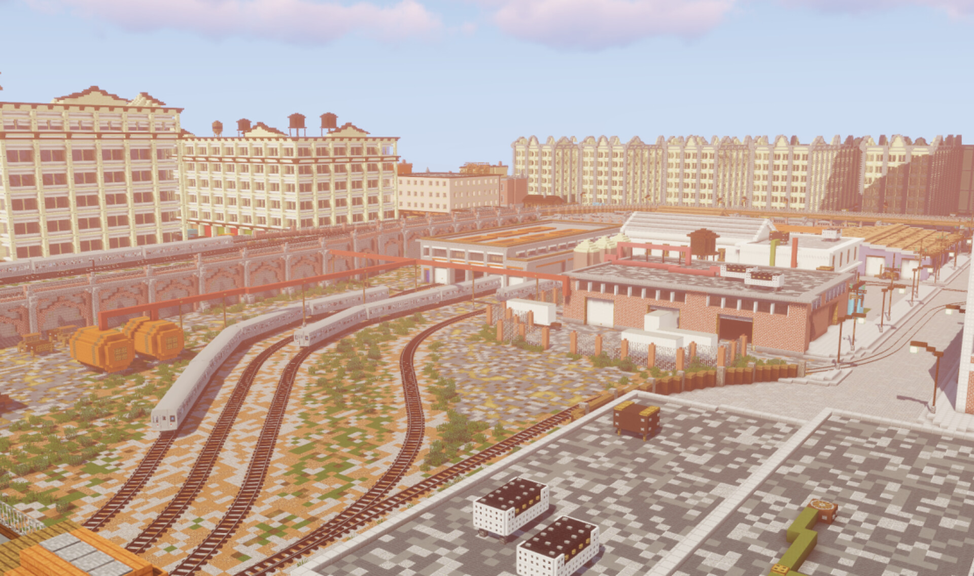 IR - Urban American Railroad - New update April 2021. Minecraft Map