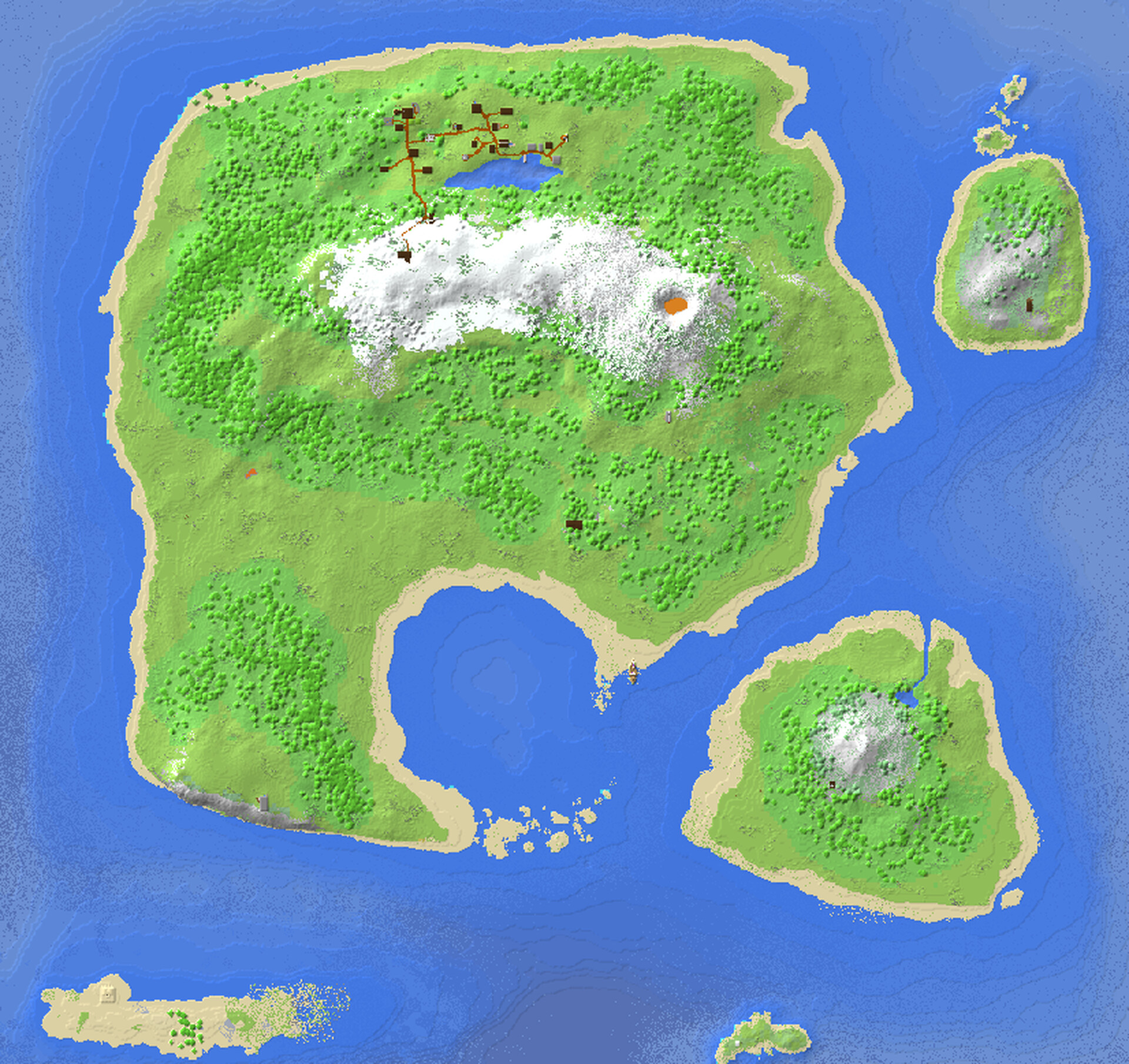 tropical islands Minecraft Map
