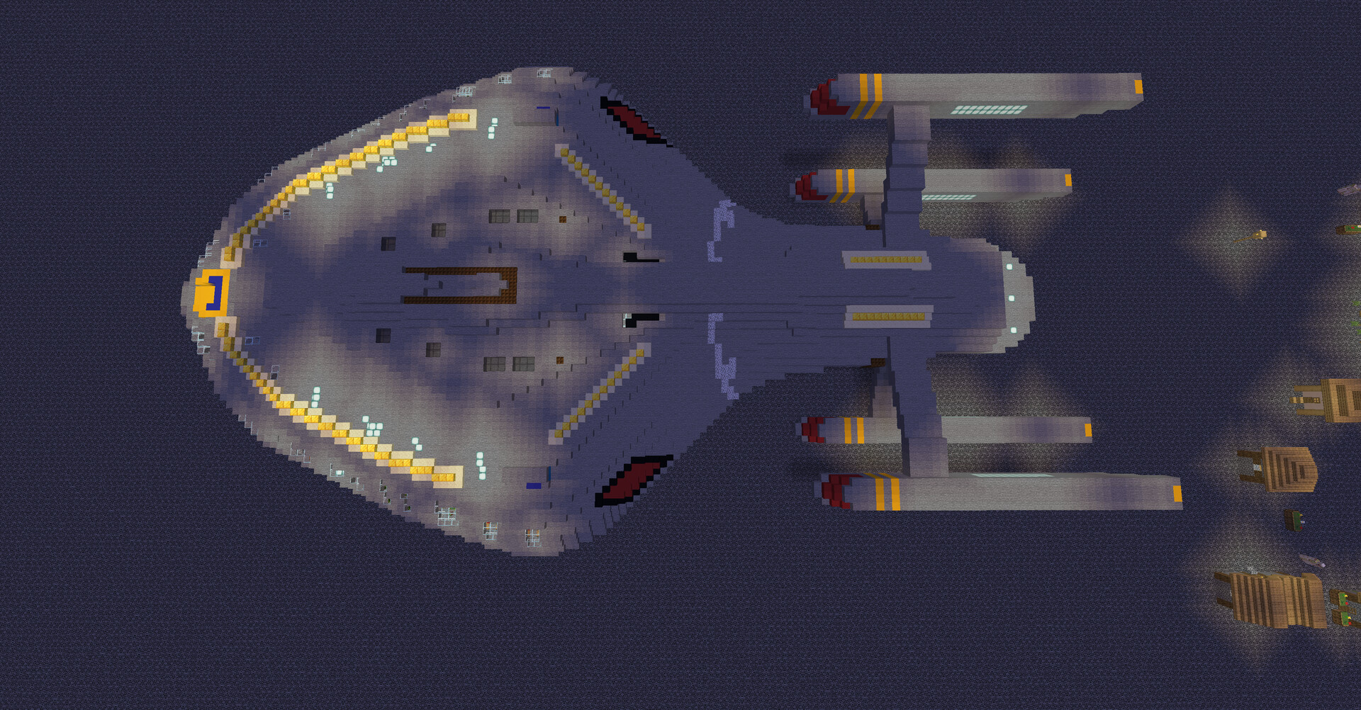 Prometheus Class Starship Minecraft Map
