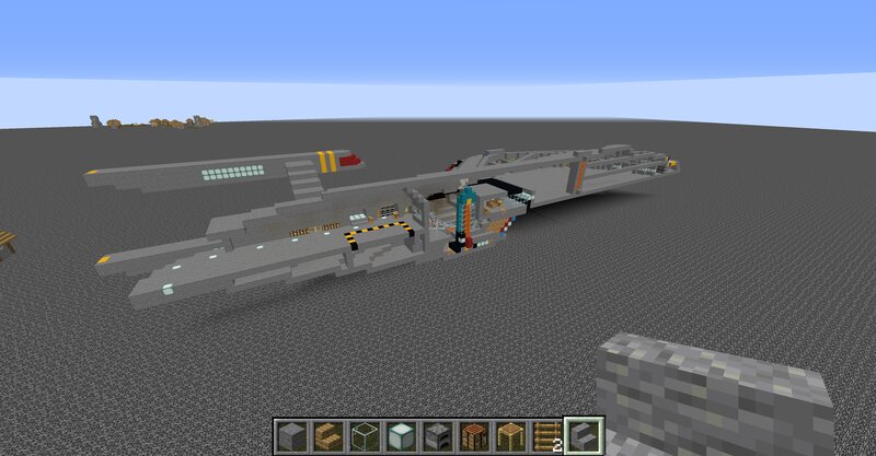 Prometheus Class Starship Minecraft Map