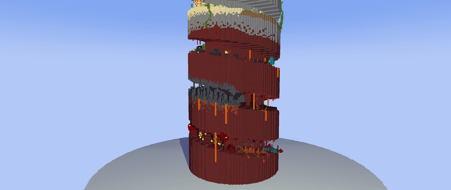 Parkour Spiral Infinte Minecraft Map