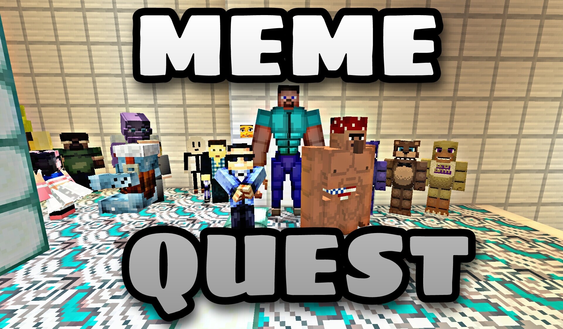 MEME QUEST | 1.12.2| Modded Adventure To Save All of Memekind Minecraft Map
